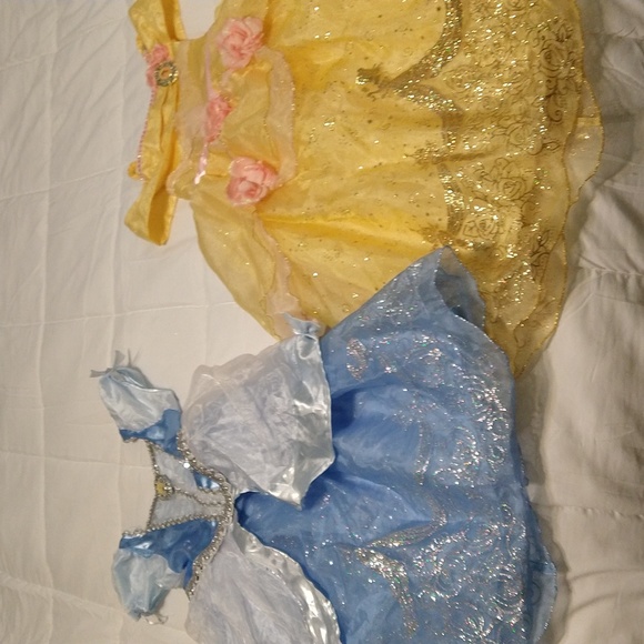 Disney | Dresses | Disney Store Princess Dresses Belle And Cinderella ...